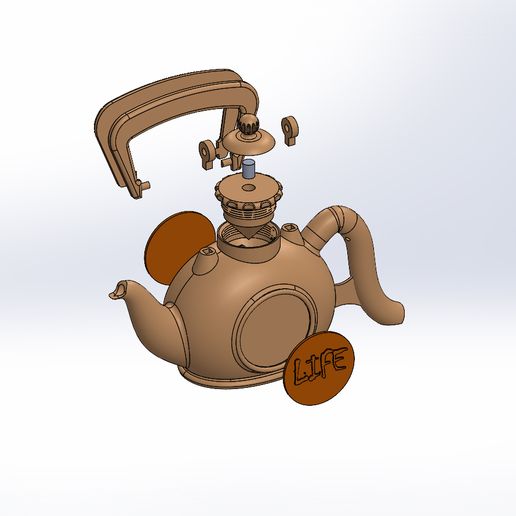 🫖 Assassins Teapot・ STL File for ・Cults