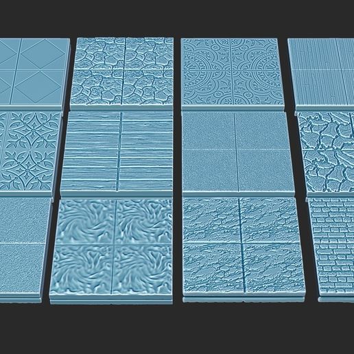 🆓 DND Tiles Kit 2x2 RPG Modular Dual Floor FREE・Free STL File for 3D ...