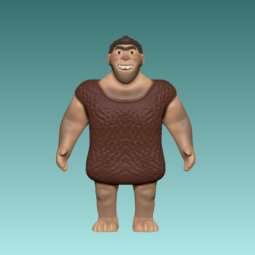 🐒 grug from The Croods・ STL File for 3D printing・Cults