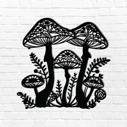 3D file Mystical Metal Wall Decor Laser Cut SVG 🪞 ・3D printable model ...