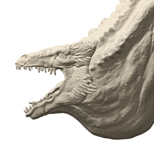 STL file Vhagar: Full-body statue 👾 ・3D printer model to download・Cults