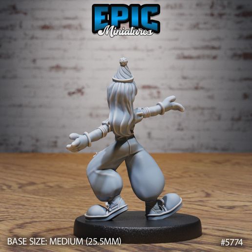🤡 Clown Set A ‧ DnD Miniature ‧ Tabletop Miniatures ‧ Gaming Monster ...