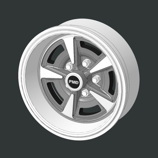 🛞 Pontiac Rallye II wheels・ STL File for 3D printing・Cults