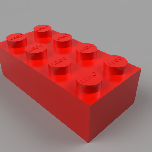 🧸 Bloque de LEGO 4x2・ 3MF File for 3D printing・Cults