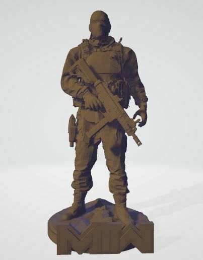 STL file THIRST - COD - MW3 🤙 ・3D printable model to download・Cults
