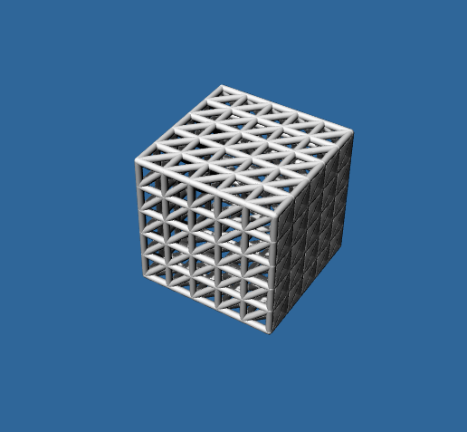 three sided cube