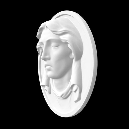 👻 Haunted Mansion Madame Leota Memorial Medallion・ STL File for 3D ...