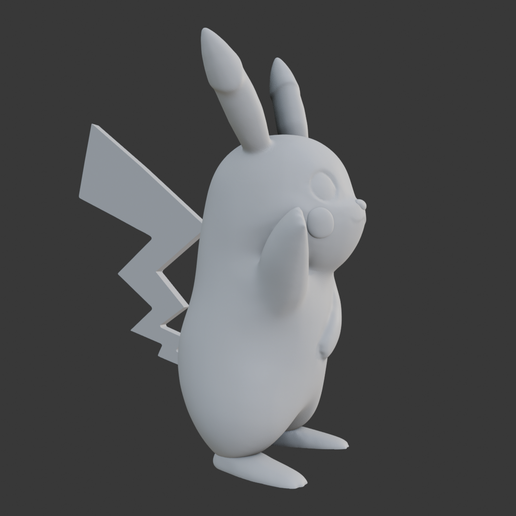 🐉 Pikachu - Pokemon Easy Printing・Free STL File for 3D printing・Cults