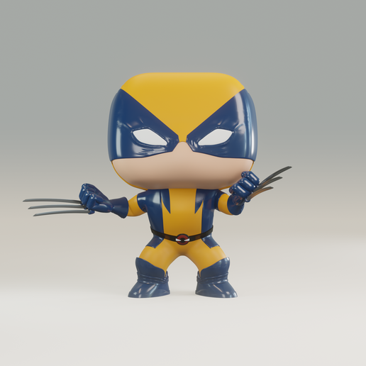 STL file FUNKO WOLVERINE 👾 ・3D printing design to download・Cults