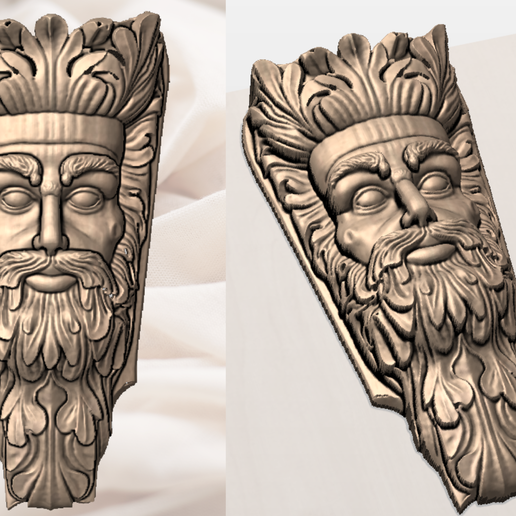 👨 14 Green Man STL Files for CNC & 3D Printing – Pagan Wall Art ...
