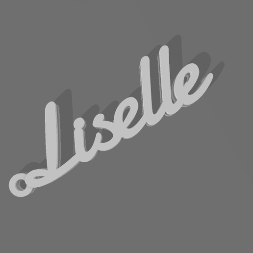 👩 Liselle・ STL File for 3D printing・Cults