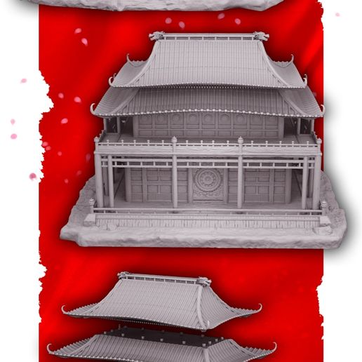STL file Chinese Architecture - Palace 4 🇨🇳 ・Design to download and 3D ...