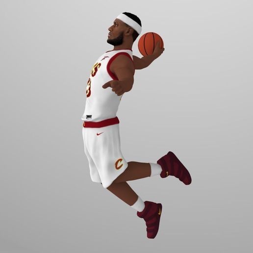 🎨 Lebron James figurine for full color 3D printing・ 3D File for 3D ...