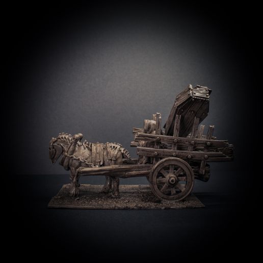 🛒 Death Cart Playset・ 3D File for 3D printing・Cults
