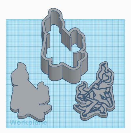 3D file Pokemon: Alolan Marowak 3 Piece Bath Bomb Mold 🐉 ・Model to download and 3D print・Cults