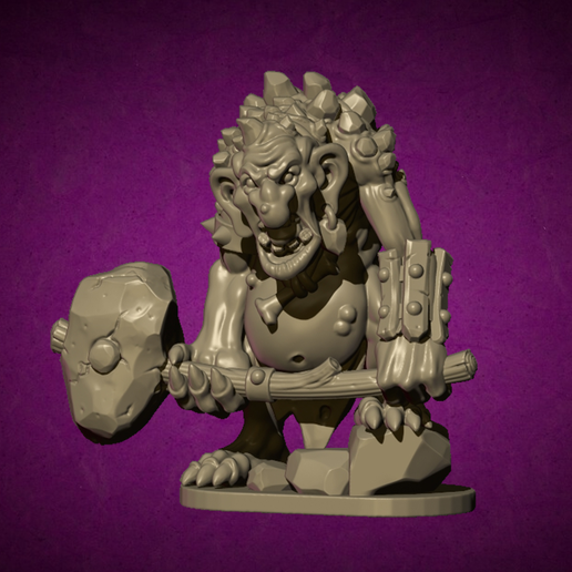 🧌 Troll (Dungeon)・ 3D File for 3D printing・Cults