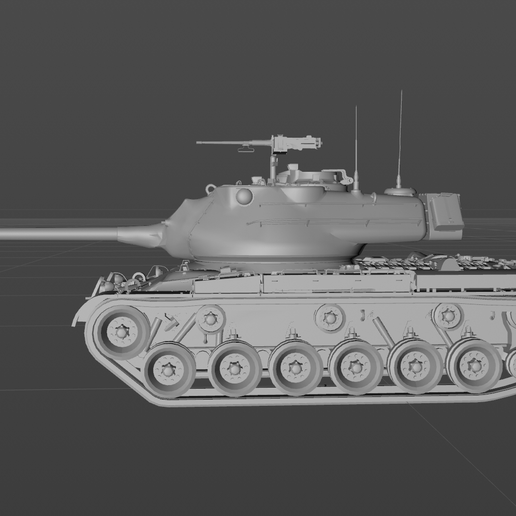🪖 American M47 tank 3D model material・ OBJ File for 3D printing・Cults