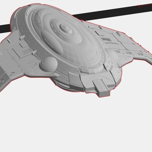 ⭐ Federation Warbird - star trek spaceship・ STL File for 3D printing・Cults