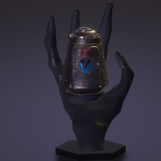 👽 Creepy Alien hand・ STL File for 3D printing・Cults