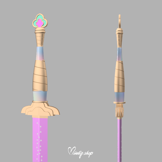 🗡️ Inspired Kpop Demon Hunters Rumi's sword・ 3D File for 3D printing・Cults