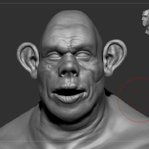 STL file Mountain Troll Harry Potter・3D print model to download・Cults