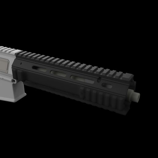 Stl File Airsoft L119a2 Handguard・3d Printer Design To Download・cults
