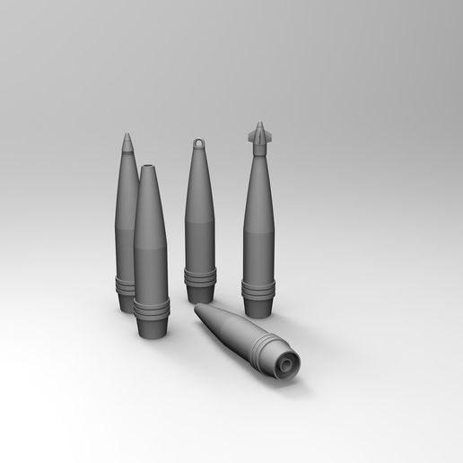 🎲 155mm Ammunition M549A・ STL File for 3D printing・Cults