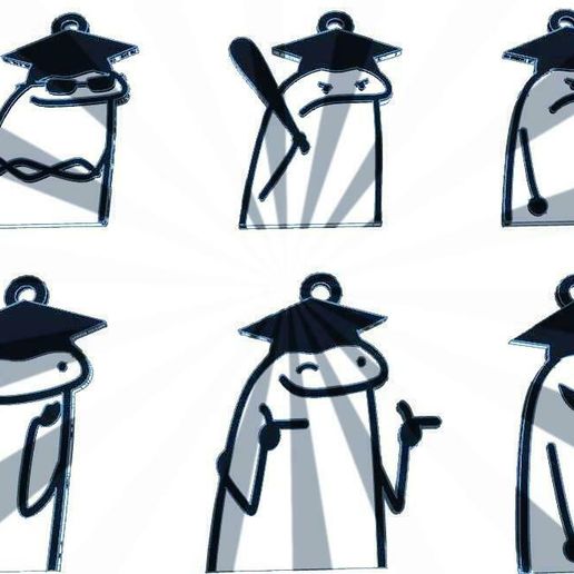 STL file Flork Graduates 🗝️ ・3D printable model to download・Cults