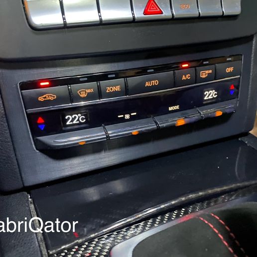 🛞 W204 AC Panel Conversion to W212 Digital Panel for FACELIFT・ STL File ...