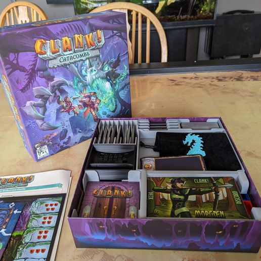 📦 Clank Catacombs Board Game Box Insert Organizer with Upper Management ...