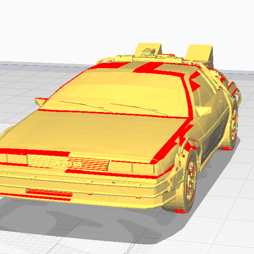 🚗 THE DELOREAN TIME MACHINE・ STL File for 3D printing・Cults