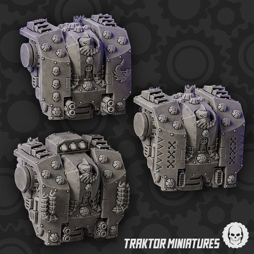 🎲 Juggernaut M-Class Torsos・ 3D File for 3D printing・Cults