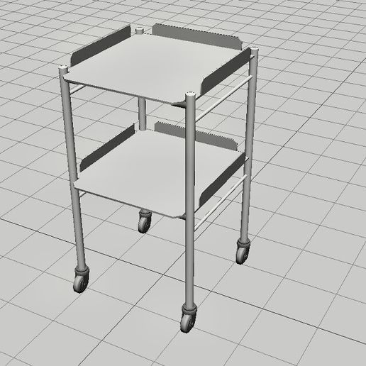 3D file Medical Trolley 3D Model ⚕️ ・Template to download and 3D print ...