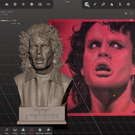 👤 Lost Boys Michael Bust・ STL File for 3D printing・Cults