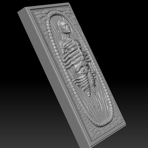 🇪🇬 GIGER SARCOPHAGUS - TRIBUTE (ALIEN, SCORN)・ OBJ File for 3D printing ...