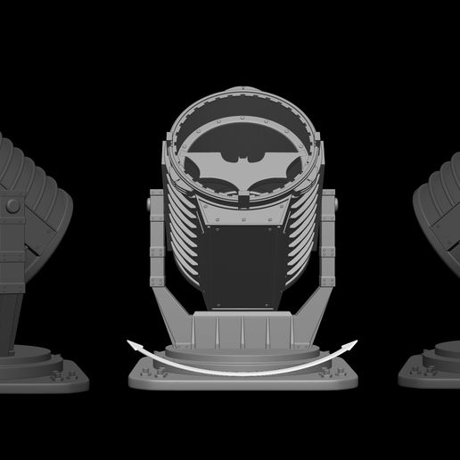 🔦 Batman Signal Searchlight Lamp 3D model File STL-OBJ For 3D printer ...