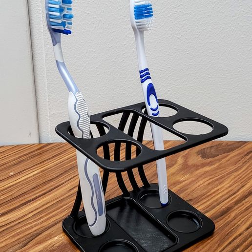 Free STL file Elegant Toothbrush Stand 🪥 ・3D printer design to download ...