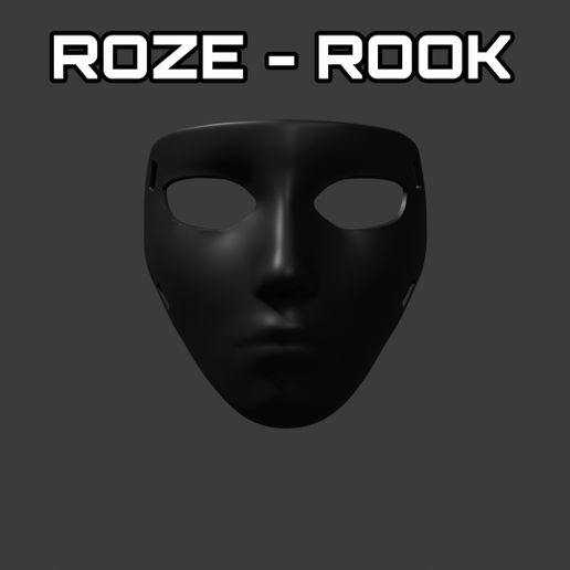 Archivo STL Máscara Call of Duty Roze Rook 🤙 ・Diseño imprimible en 3D ...