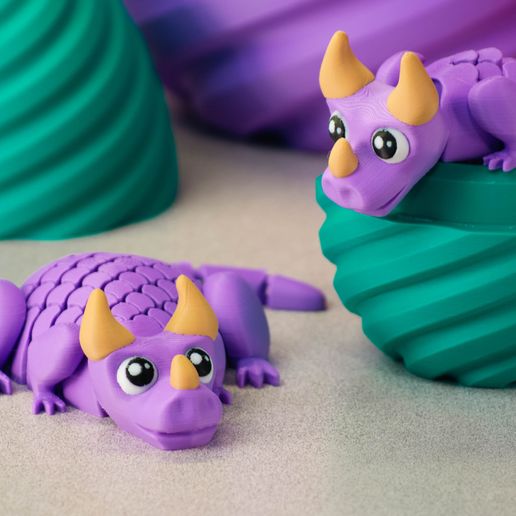 💾 Fat Floppy Dragon - Articulated Dragon・ STL File for 3D printing・Cults