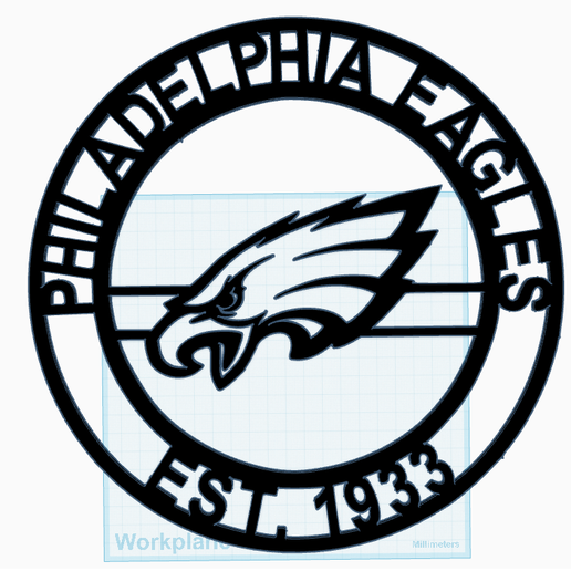 eagles logo coloring page printable