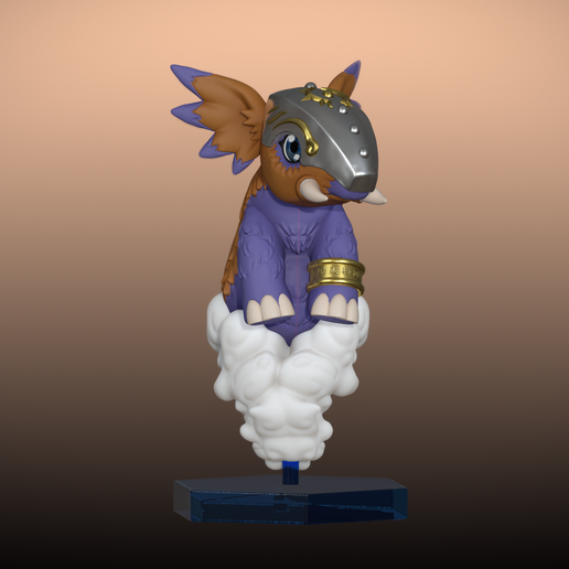 🐉 Digimon Bakumon / Tapirmon・ 3D File for 3D printing・Cults