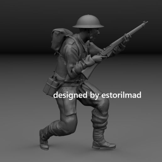 🫡 WW2 BRITISH SOLDIER DUNKERKE V2・ STL File for 3D printing・Cults