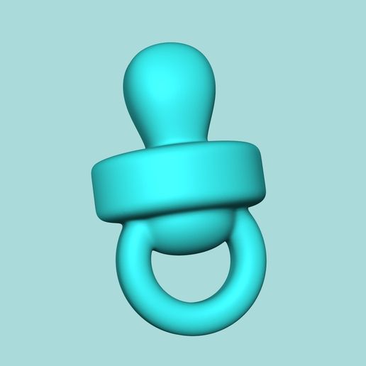 STL file Baby Pacifier - Mold Silicon Maker - Template 👶 ・3D print ...