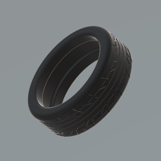 STL-Datei 1/43 Reifen 225x35 R20 für Felgen 20 Zoll x9J・Modell für 3D-Drucker zum Herunterladen ...