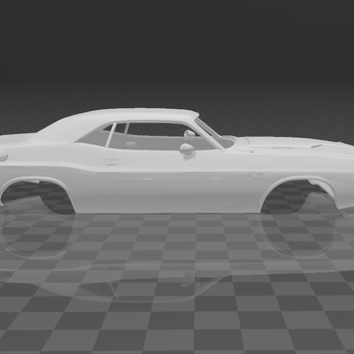 🐚 Dodge Challenger R/T 1970 Shell Body – Divided Parts for Easy ...