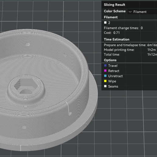 🔩 Cardboard core tube cover with M8 nut holder・ STL File for 3D ...