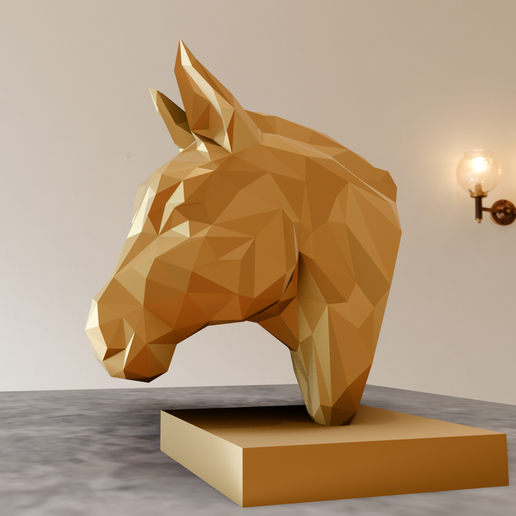 donkey head wall mount