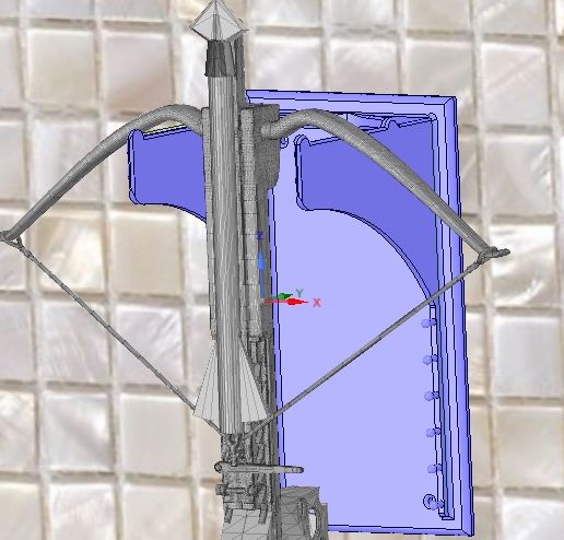 🏹 CROSSBOW MOUNT bow and arrow holder suspension 3d print・ STL File for ...