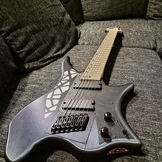 🎸 7 String guitar・ 3MF File for 3D printing・Cults