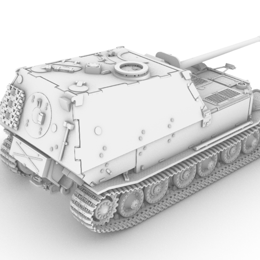 🪖 GERMAN HEAVY TANK DESTROYER Elefant・ STL File for 3D printing・Cults